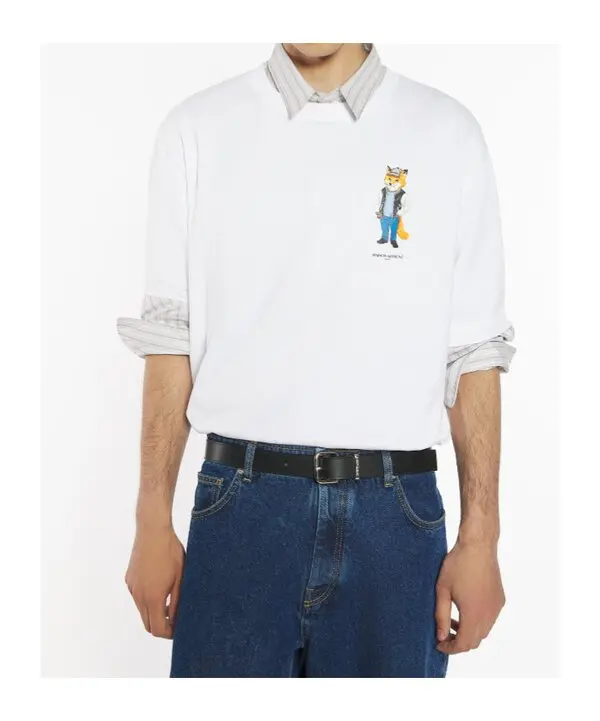 Maison Kitsuné Fox-print T-shirt