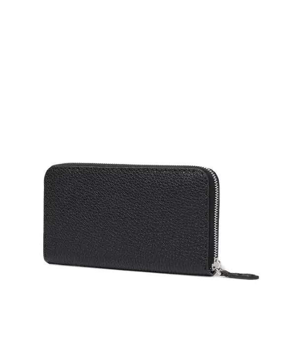 Fendi Zipper-around Selleria Wallet - Black
