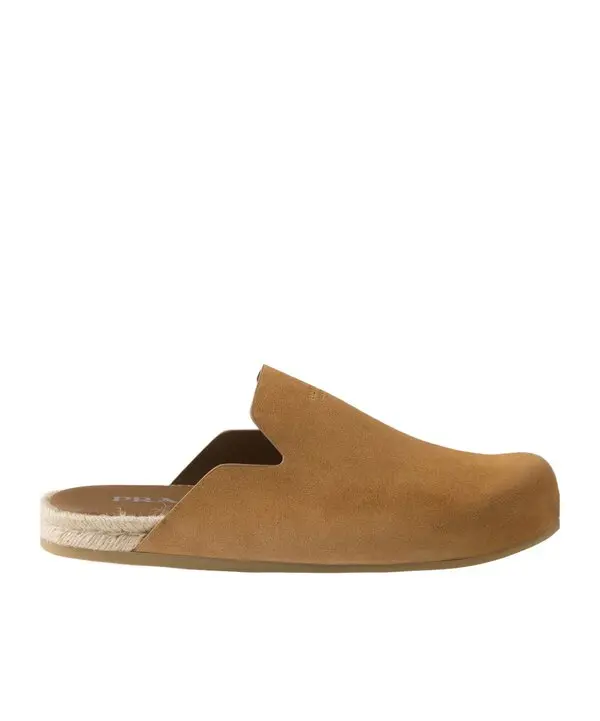 Prada Suede Mules
