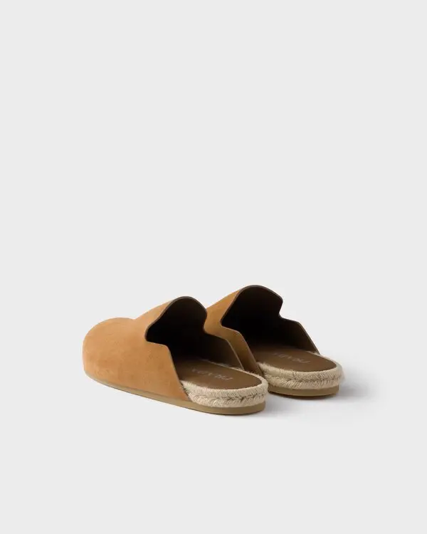 Prada Suede Mules
