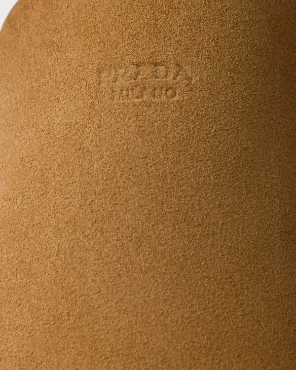 Prada Suede Mules