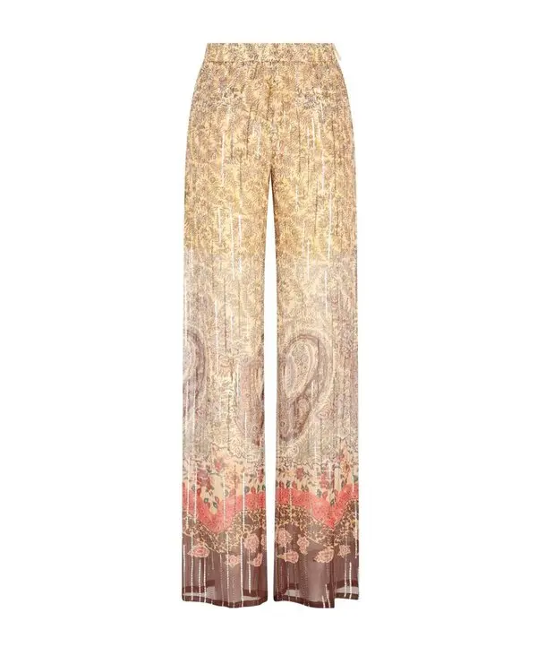 Valentino Garavani Paisley Printed Wide Leg Pants - No
