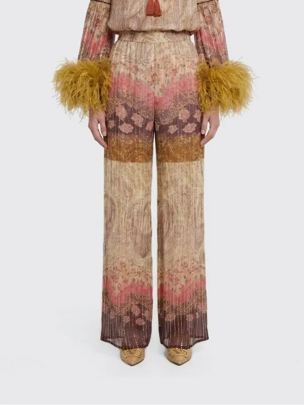 Valentino Garavani Paisley Printed Wide Leg Pants - No