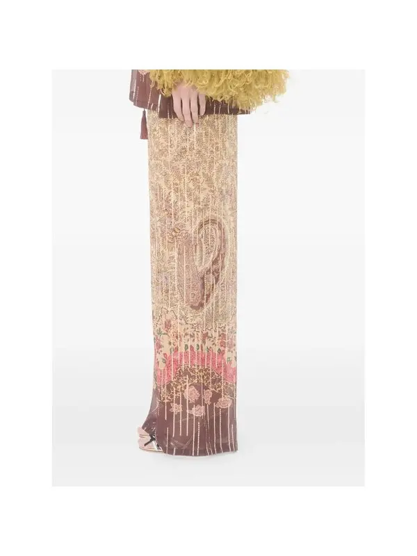 Valentino Garavani Paisley Printed Wide Leg Pants - No