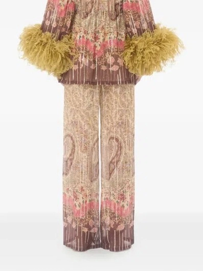 Valentino Garavani Paisley Printed Wide Leg Pants - No
