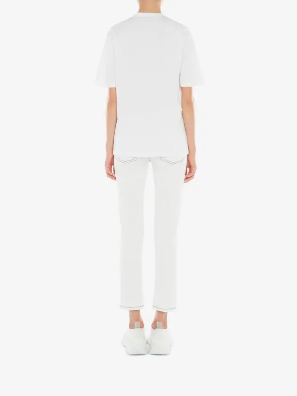 Alexander McQueen Rose Exploded Dress Print T-shirt