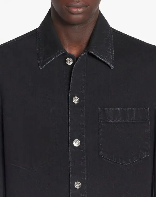 LANVIN Cocoon Button-up Denim Shirt