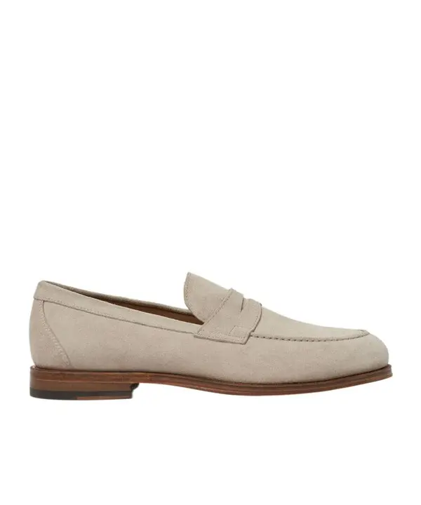 SCAROSSO Stefano Penny Loafers - Sand