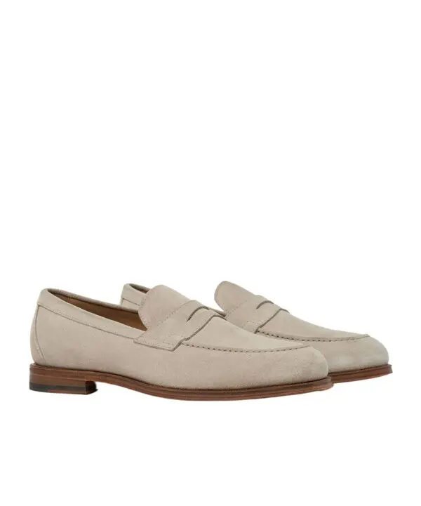 SCAROSSO Stefano Penny Loafers - Sand