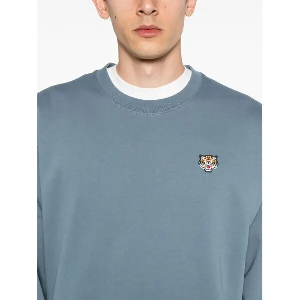 Kenzo Lucky Tiger Embroidered Crewneck Sweatshirt