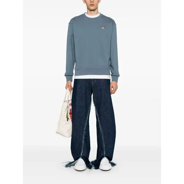 Kenzo Lucky Tiger Embroidered Crewneck Sweatshirt