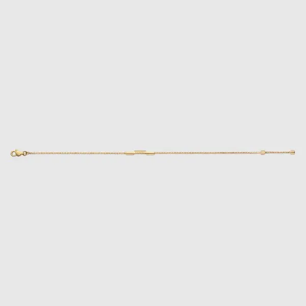 Gucci Bar Pendant Link Bracelet