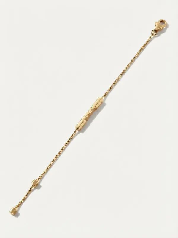 Gucci Bar Pendant Link Bracelet - Golden