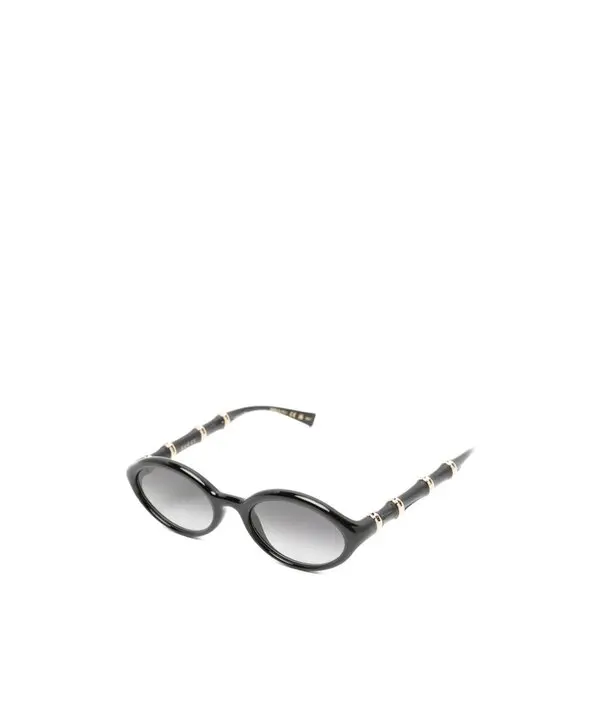 Gucci Oval Frame Sunglasses - Gray