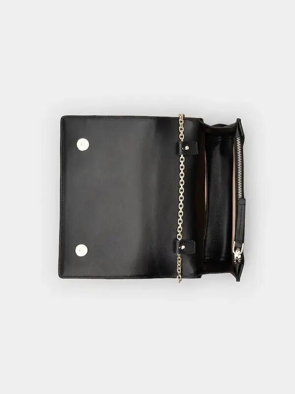 ROGER VIVIER Checked Foldover Clutch Bag