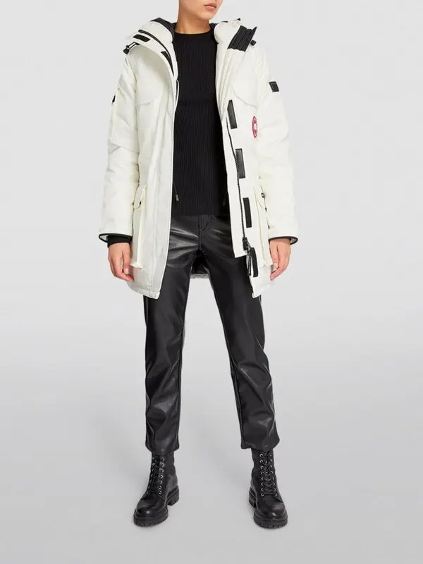 Canada Goose Expedition Long Sleeve Down Jacket With Adjustable Hood - No