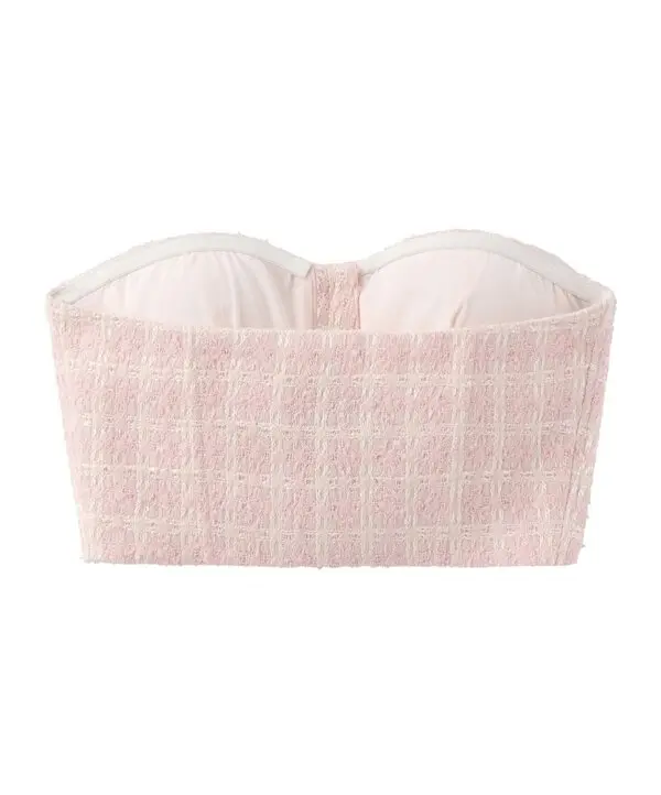 Marissa Chiara Button Detailed Tube Top Vest