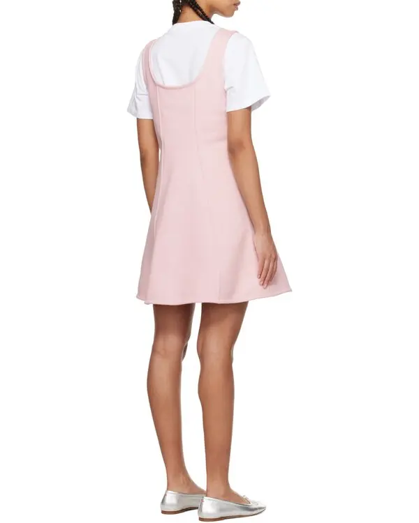 GANNI Sleeveless Mini Dress With Front Pockets
