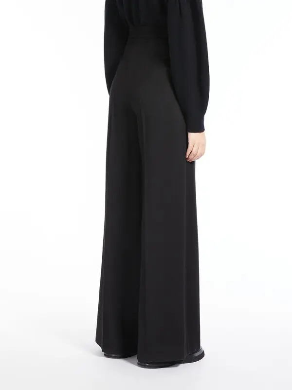 Max Mara Wide Leg Pleated Trousers