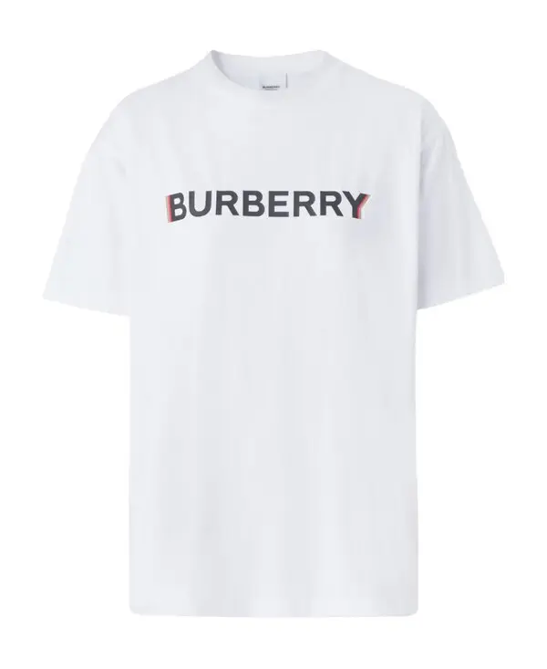 Burberry Logo Print Short-sleeved T-shirt - White