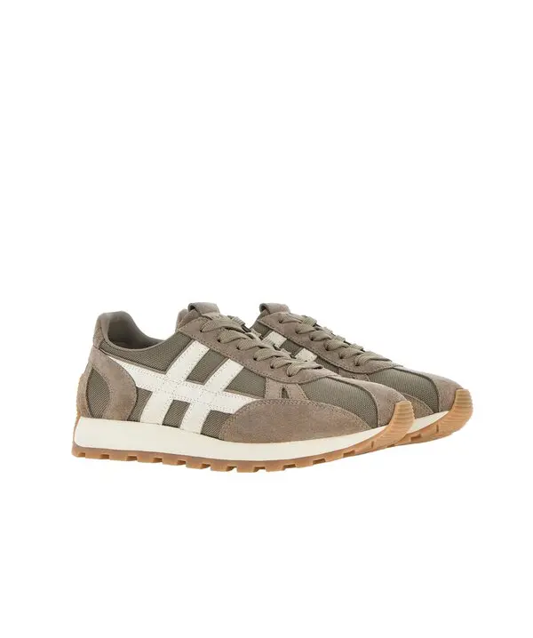 Hogan H671 Side Logo Patch Sneakers - Brown