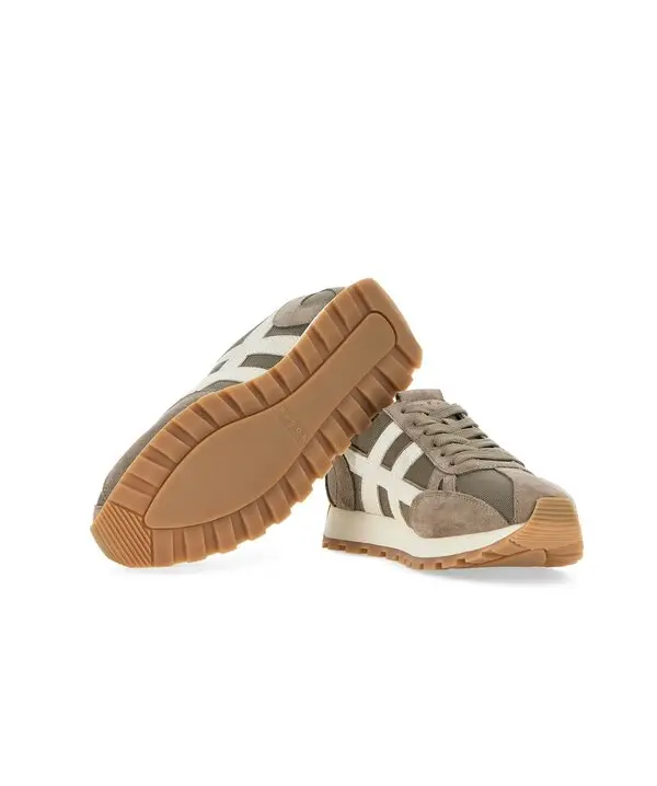 Hogan H671 Side Logo Patch Sneakers - Brown