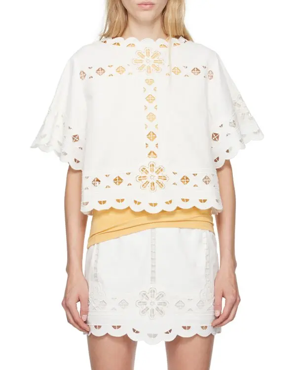 Isabel Marant Étoile Parissa Embroidered Top
