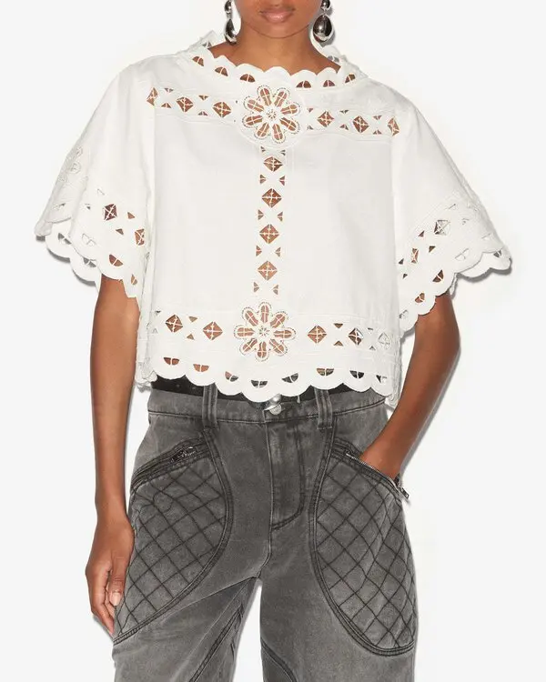Isabel Marant Étoile Parissa Embroidered Top