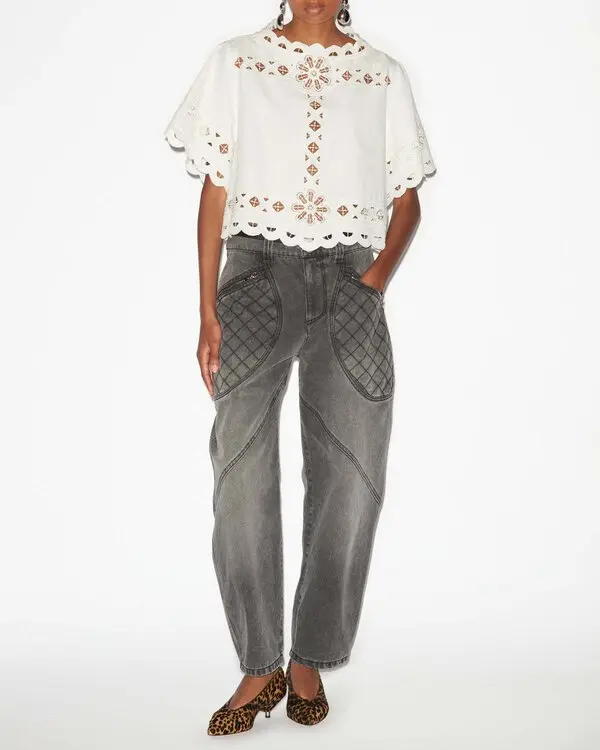 Isabel Marant Étoile Parissa Embroidered Top