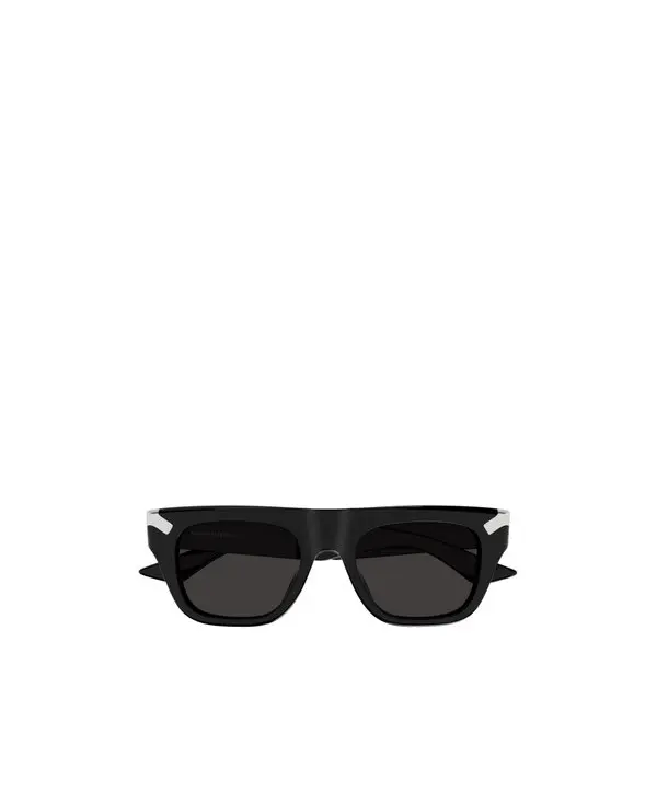 Alexander McQueen Rectangle Frame Sunglasses - Black