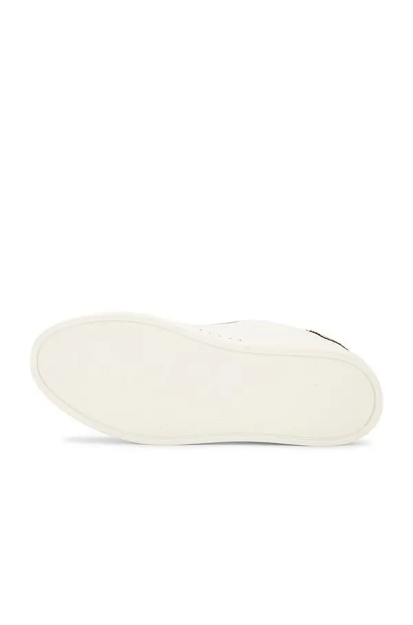 Burberry Round-toe Lace-up Sneakers - White