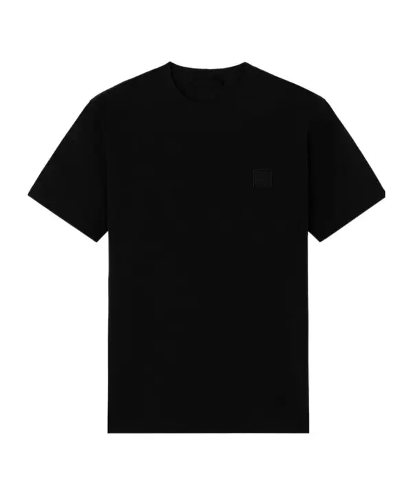 Stone Island Logo Patch Short-sleeved T-shirt - Black