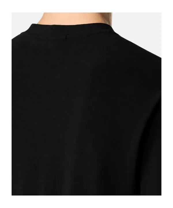 Stone Island Logo Patch Short-sleeved T-shirt - Black