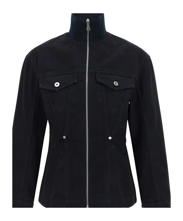 JEAN PAUL GAULTIER High Collar Casual Jacket - Black