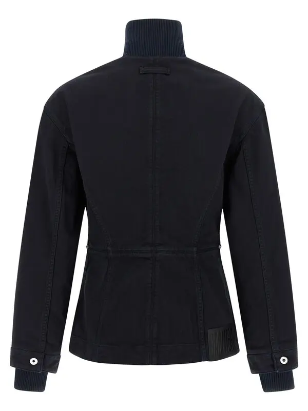 JEAN PAUL GAULTIER High Collar Casual Jacket - Black