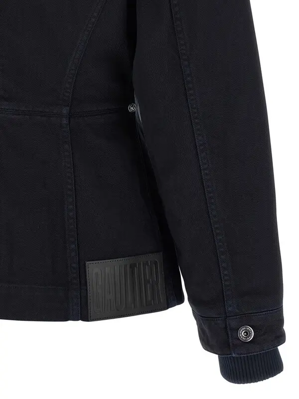 JEAN PAUL GAULTIER High Collar Casual Jacket - Black