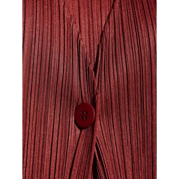 Issey Miyake October Pleated Coat