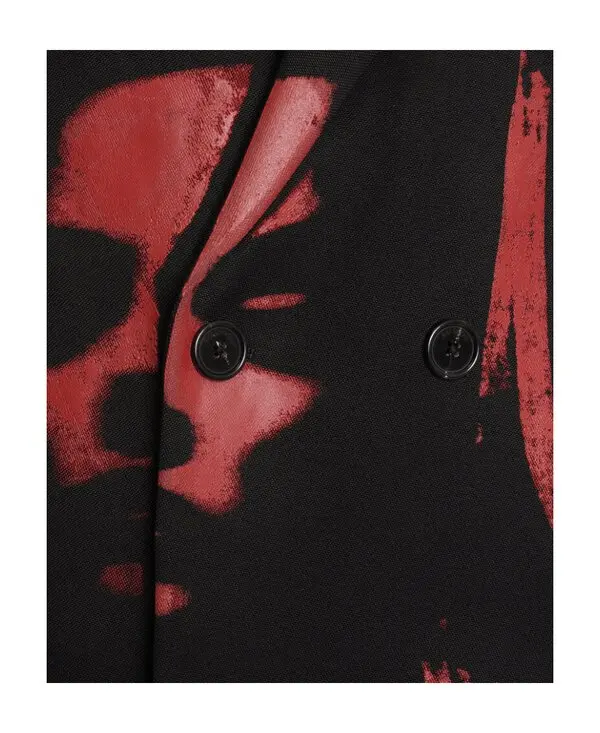 Raf Simons Hand-painted Printed Coat