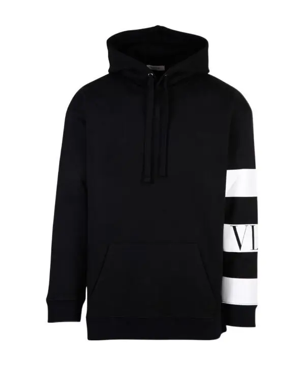 Valentino Garavani Striped Logo Hoodie