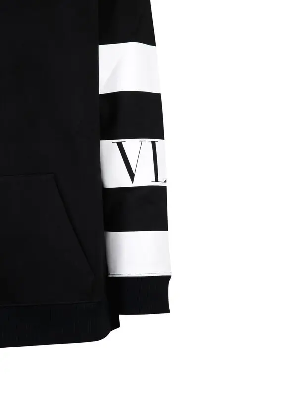 Valentino Garavani Striped Logo Hoodie