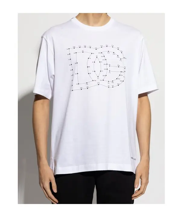 Dolce & Gabbana Dolce Gabbana Logo Printed Crewneck T-shirt