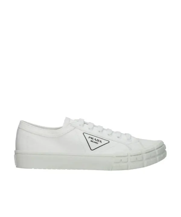 Prada Logo Low Top Sneakers