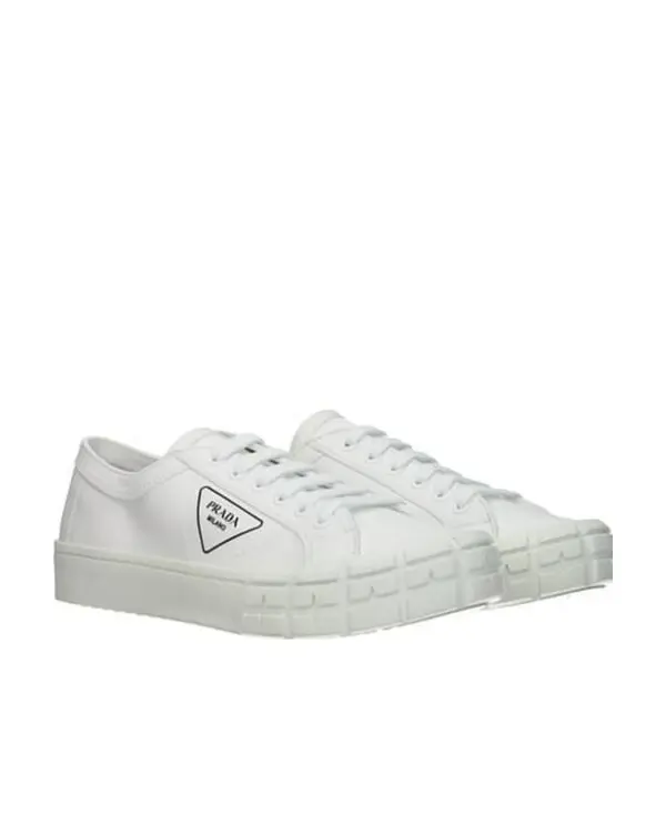 Prada Logo Low Top Sneakers
