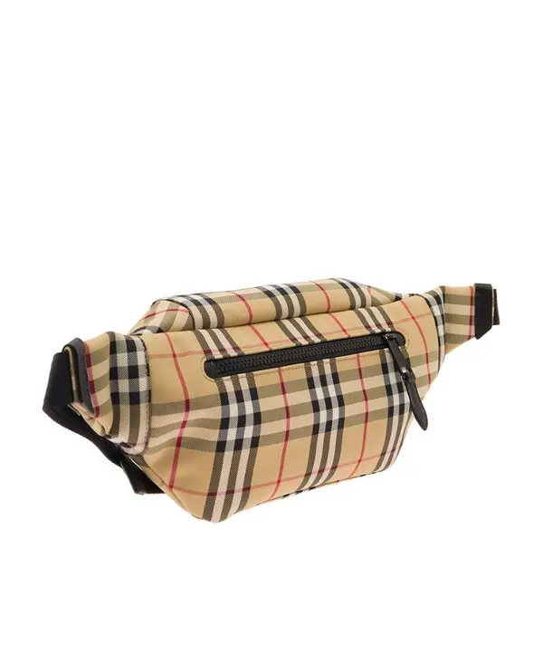 Burberry Checked Sonny Belt Bag - Brown