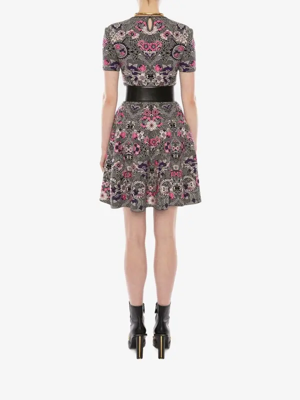 Alexander McQueen Jacquard Mini Dress