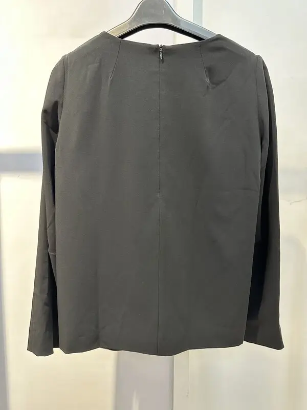 Max Mara Embellished Long-sleeved Blouse