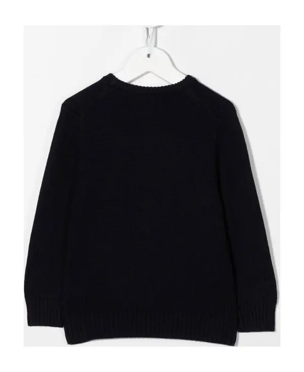 Polo Ralph Lauren Embroidered Logo Crewneck Sweater - Black