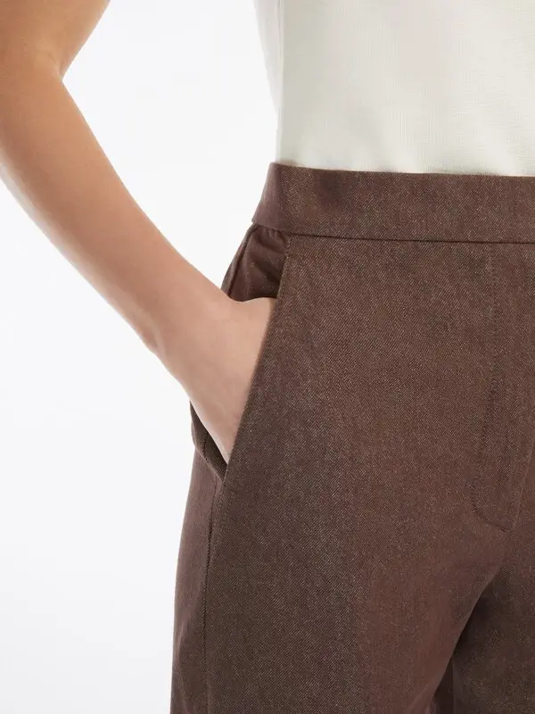Max Mara Patterned Wide-leg Trousers