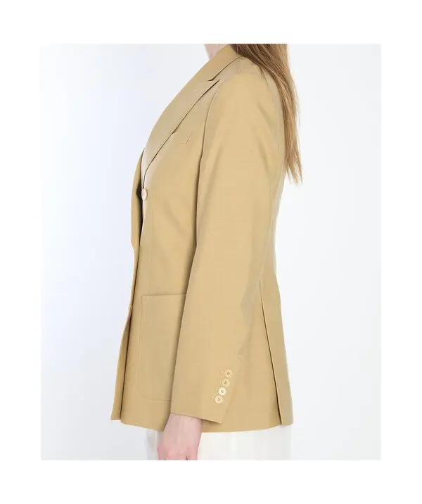 Max Mara Berta Double-breasted Blazer - Nude
