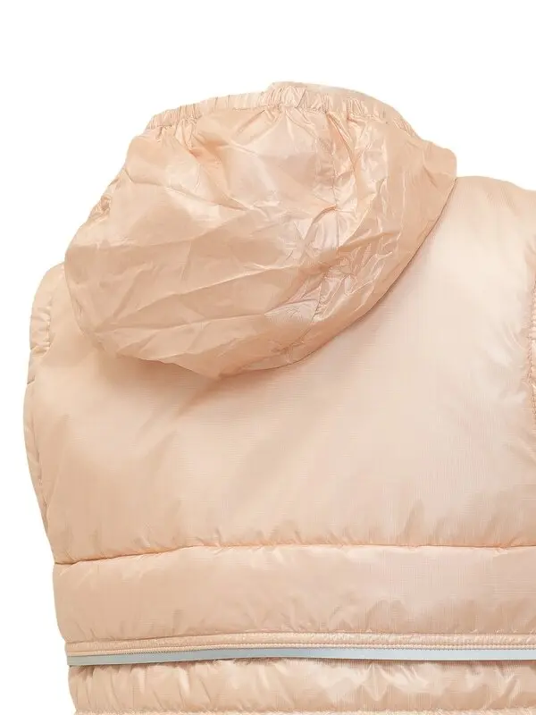 Moncler Logo Patch Padded Gilet - Pink